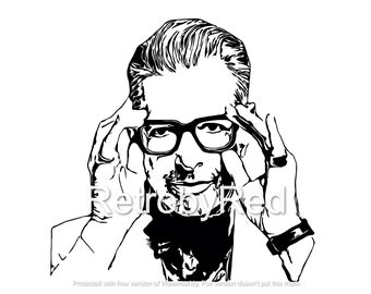 Jeff Goldblum - Etsy