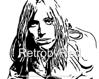 Tom Petty Svg - Etsy