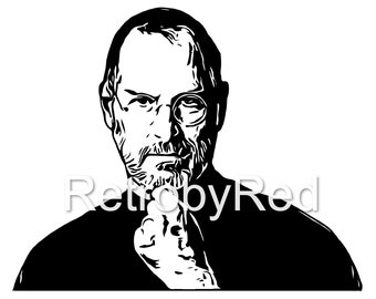 Steve Jobs Svg - Etsy