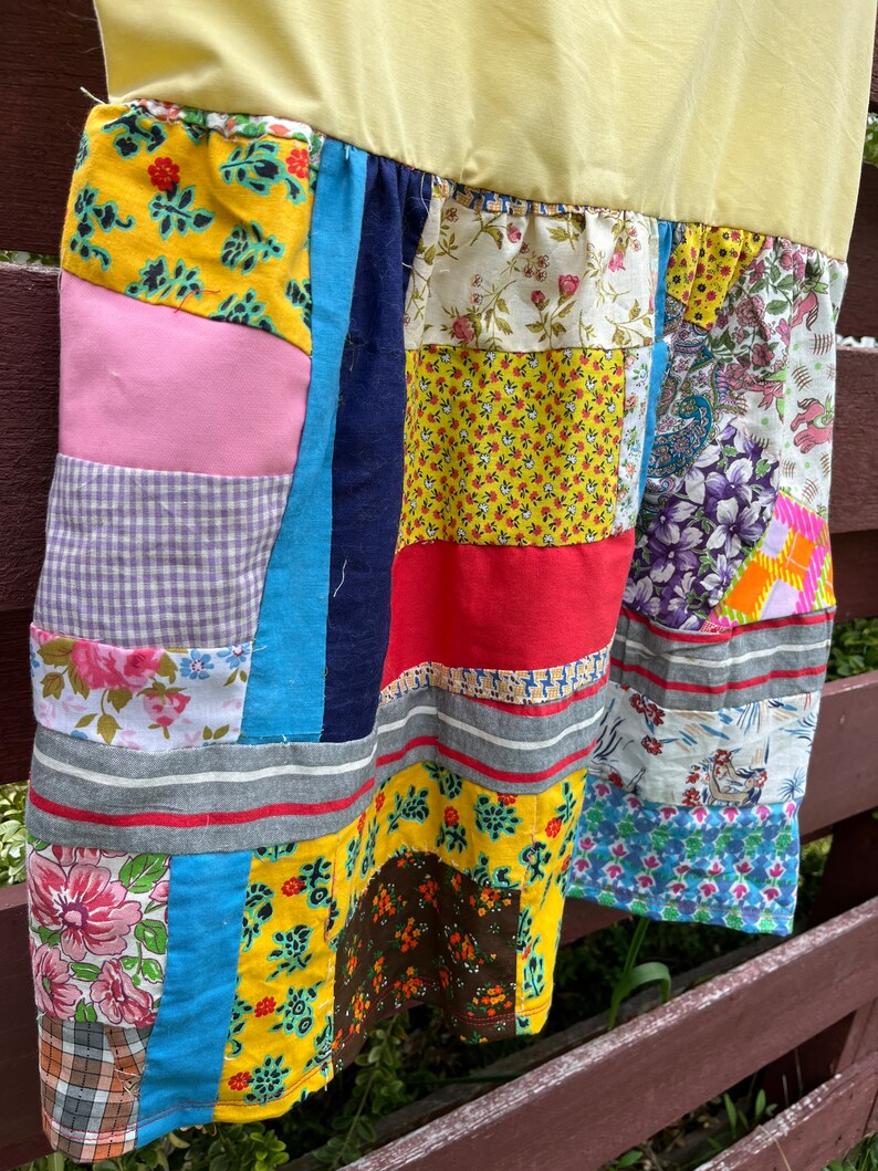 Handmade Upcycled Patchwork Quilt Dress - Etsy
