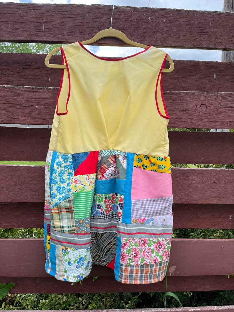 Handmade Upcycled Patchwork Quilt Dress - Etsy