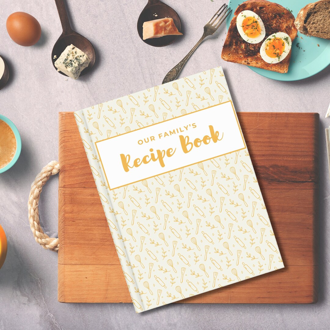 8.5 X 11 Personalized Recipe Book, Gift for Her, Personalized Gifts for ...
