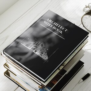Architect Notebook, Engineering Book, Engineer's Journal, Company Gift ...