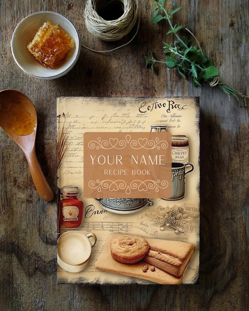 8.5 X 11 Personalized Recipe Book, Gift for Her, Personalized Gifts for ...