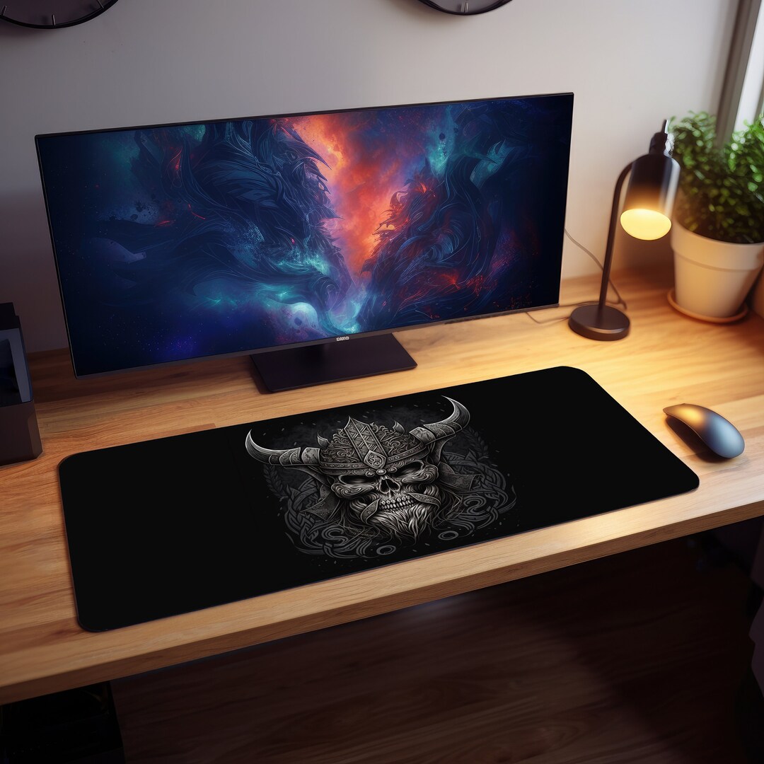 Evil Viking Gaming Mousepad, Gamer Mouse Pad, Mouse Pad, Desk Mat, PC ...