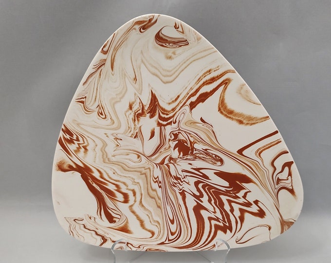 Mid-mod Art Pottery Serving Tray, Amoeba Form - Etsy