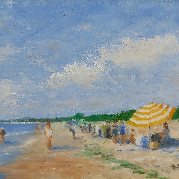 Impressionist Beach - Etsy