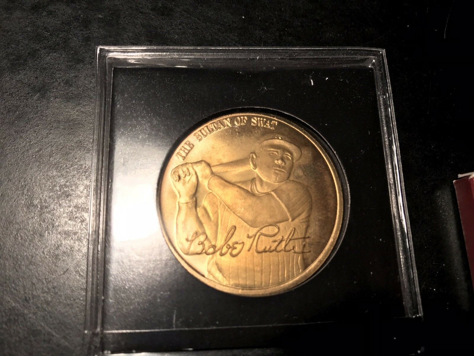 Babe Ruth Vintage Baseball Coin 24K Gold Plated - Etsy