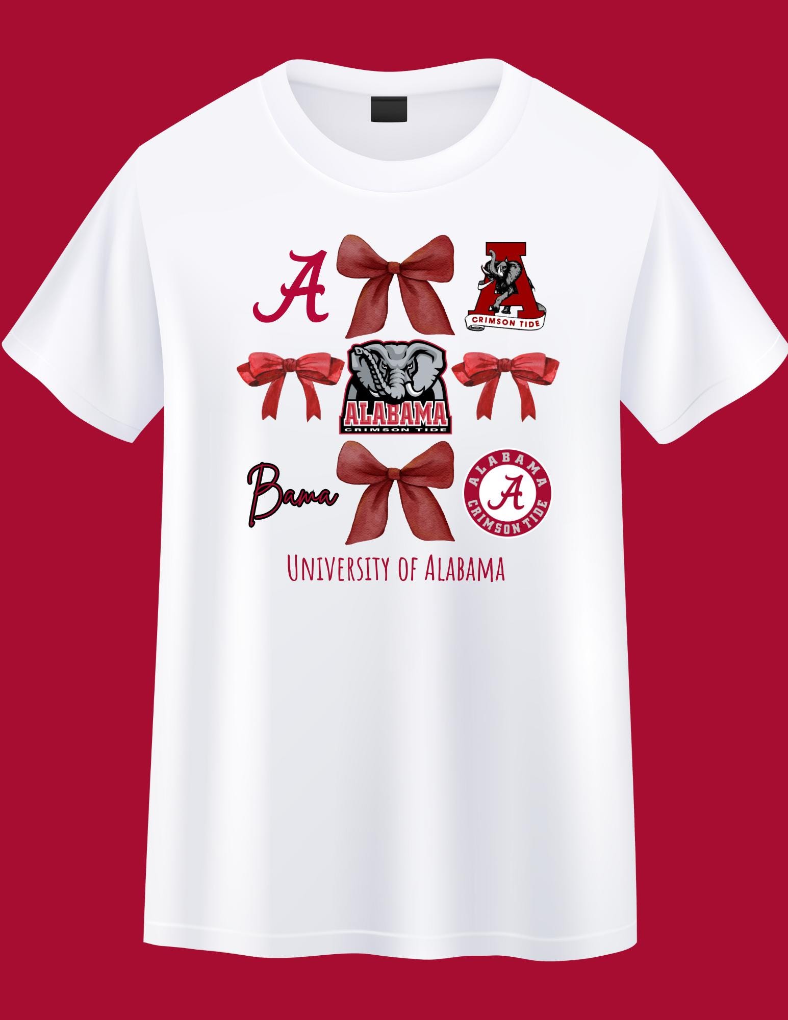 Alabama Bows PNG - Etsy