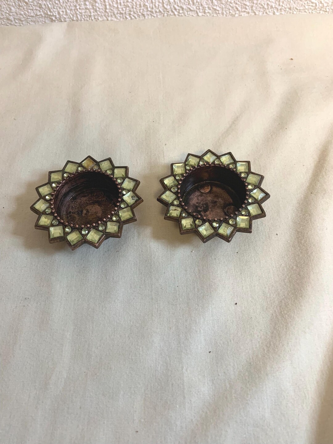 Vintage Solid Brass Diyas - Etsy