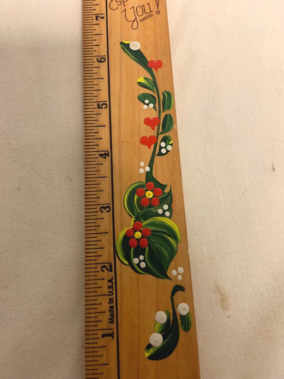 Teachers Hand Painted Ruler - Etsy