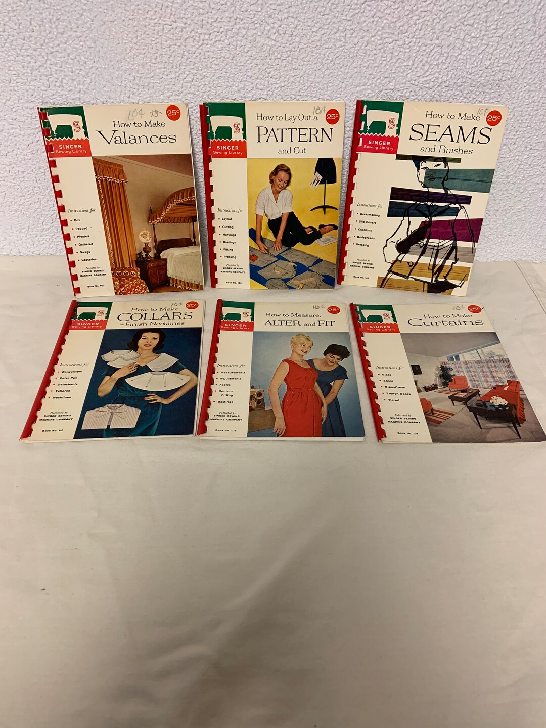 Vintage Singer Sewing Library - Etsy