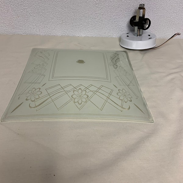 Glass Ceiling Light Cover - Etsy