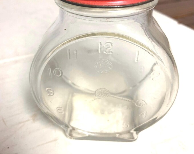 Vintage Nash Double Clock Face Jar - Etsy