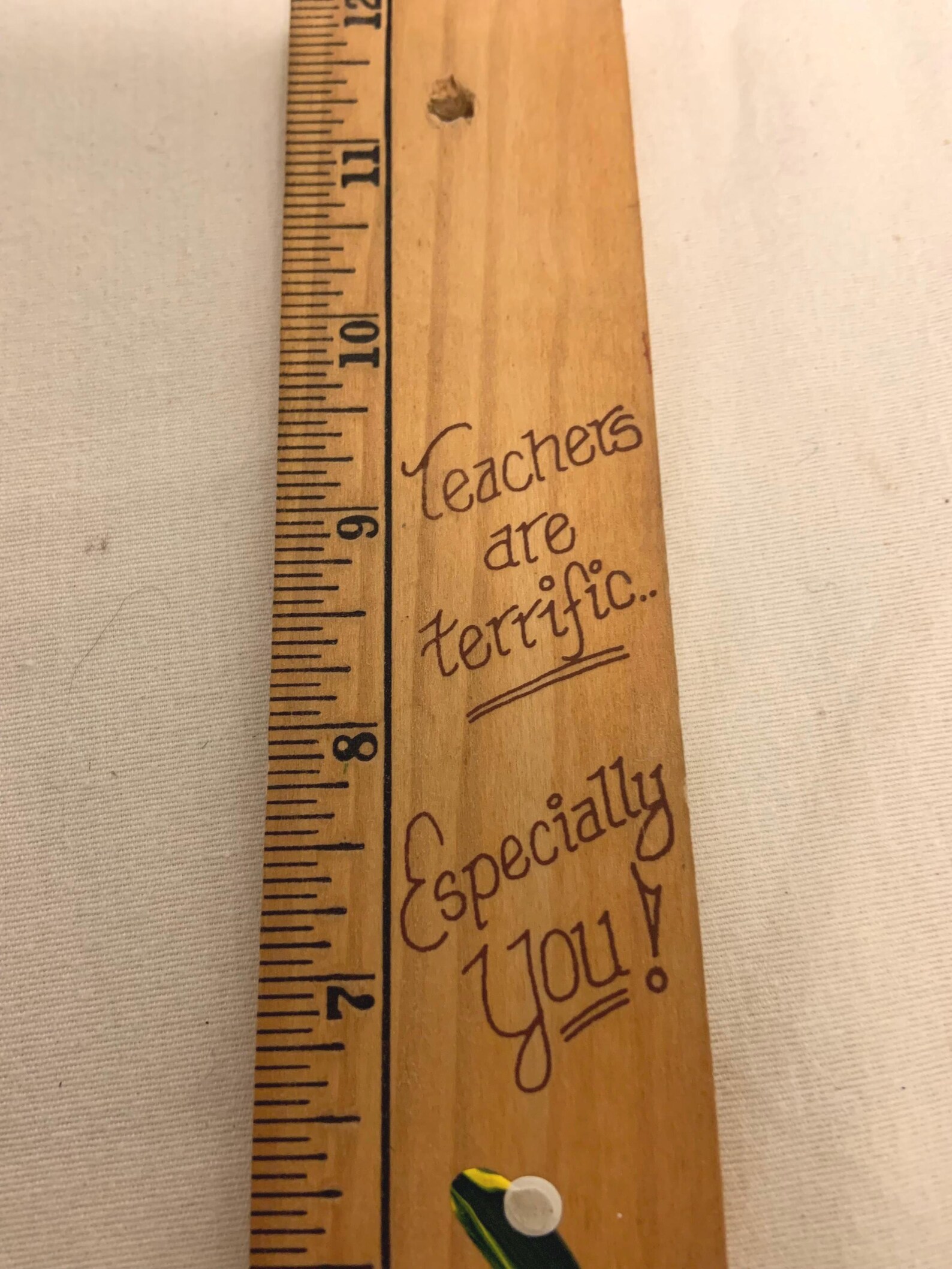 Teachers Hand Painted Ruler - Etsy