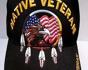 Native Veteran Hat - Etsy