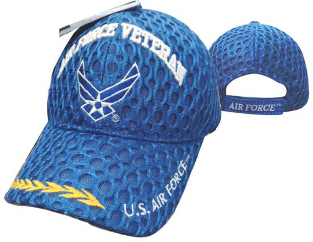 Air Force Veteran, Baseball Cap/hat, Cool Summer Mesh, W/U.S. Airforce ...