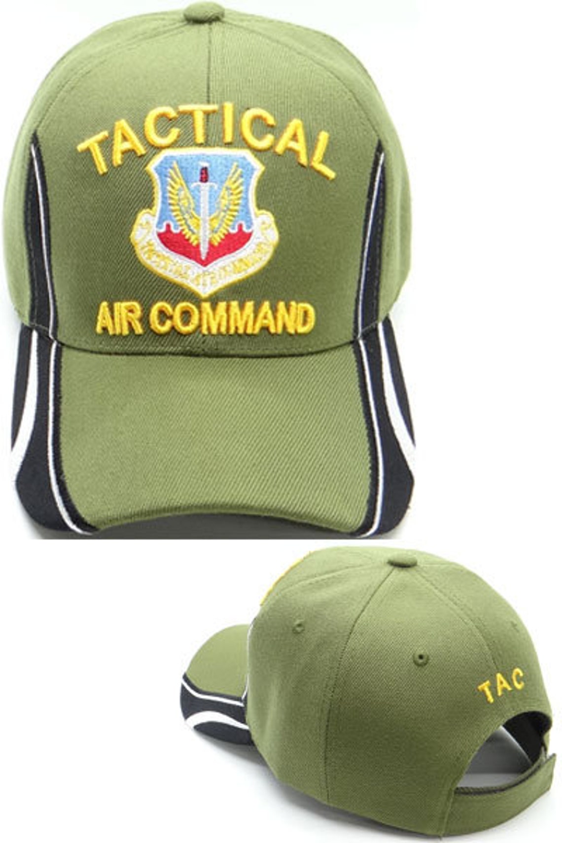 TAC Logo Military Cap Adjustable Black - Etsy