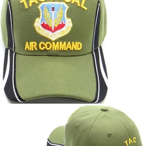 TAC, Logo Military Cap Adjustable Black - Etsy