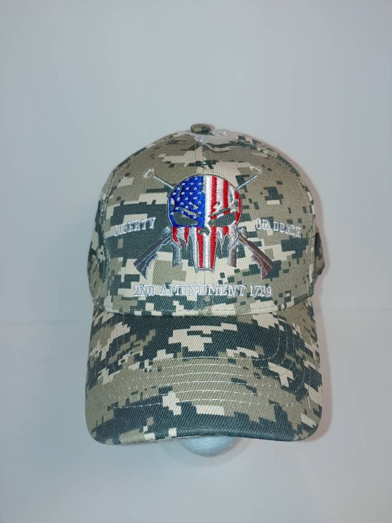 Liberty or Death, 2nd Amendment 1789, Digital Camouflage, Baseball Cap/hat - Etsy