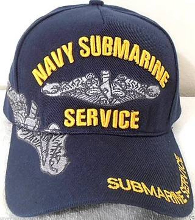 Navy Submarine Service Baseball Cap w/submarine Service on | Etsy