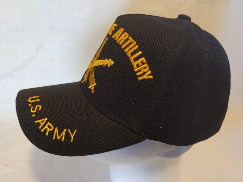 Air Defense Artillery Black Baseball Cap/hat W/u.s. Army on - Etsy