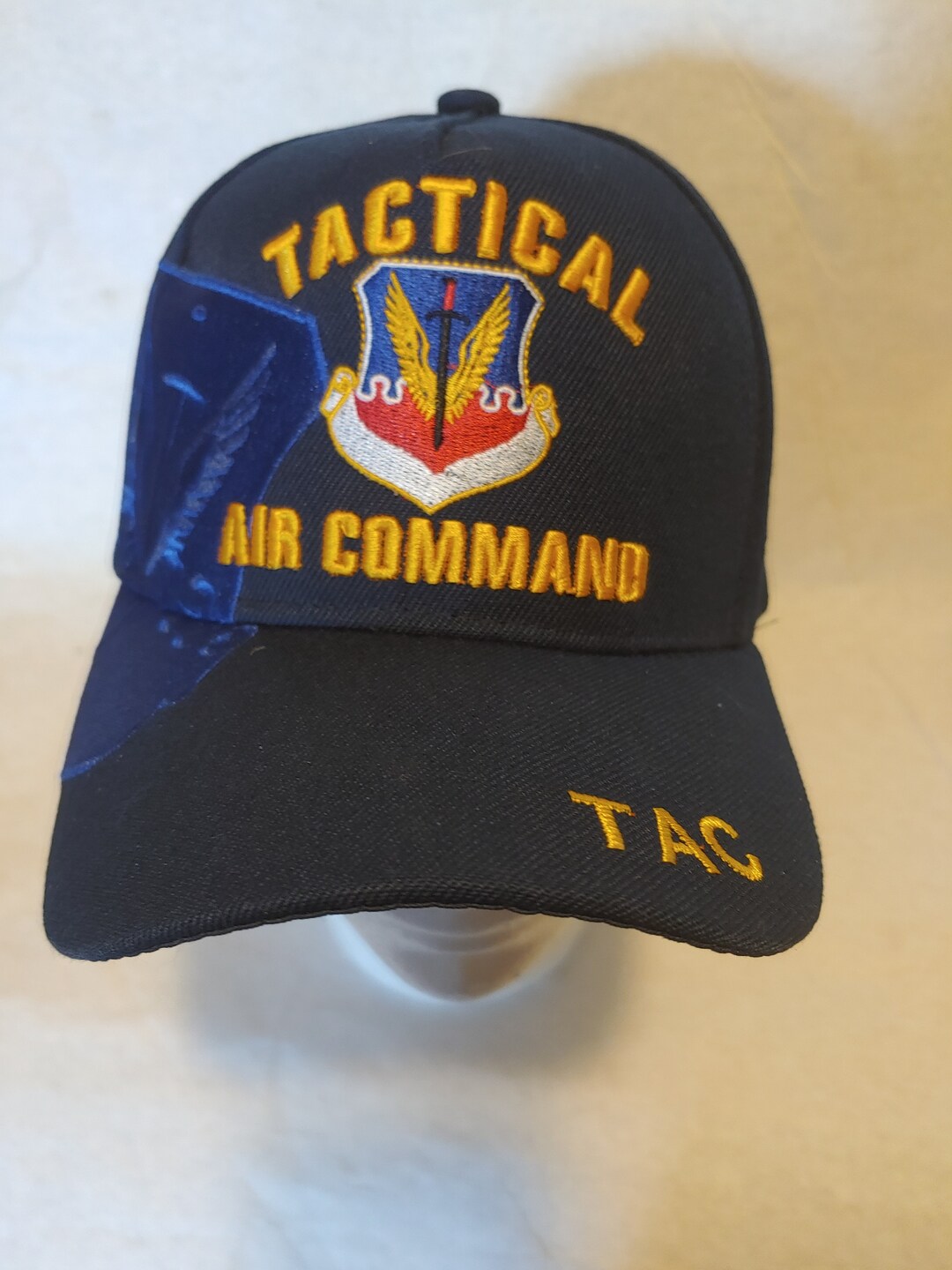 Tactical Air Com And, Blue Baseball Cap/hat W/tac on Bill and Back - Etsy