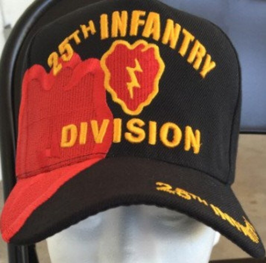 25th Infantry Division Baseball Cap/hat W/25th Infantry on Bill & Back ...