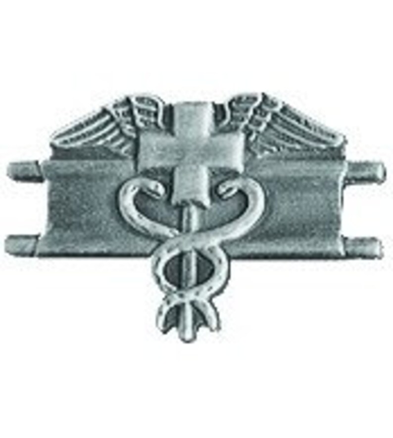 Army Expert Medical Badge Pin ANTIQUE SILVER - Etsy