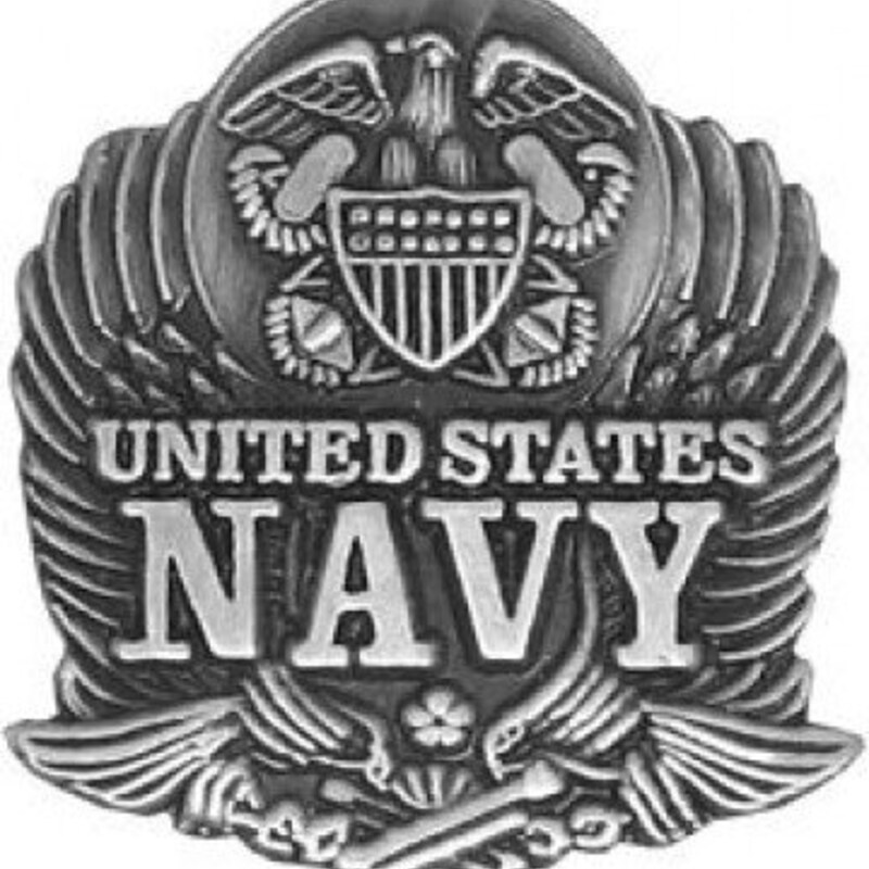 Navy Pin - Etsy