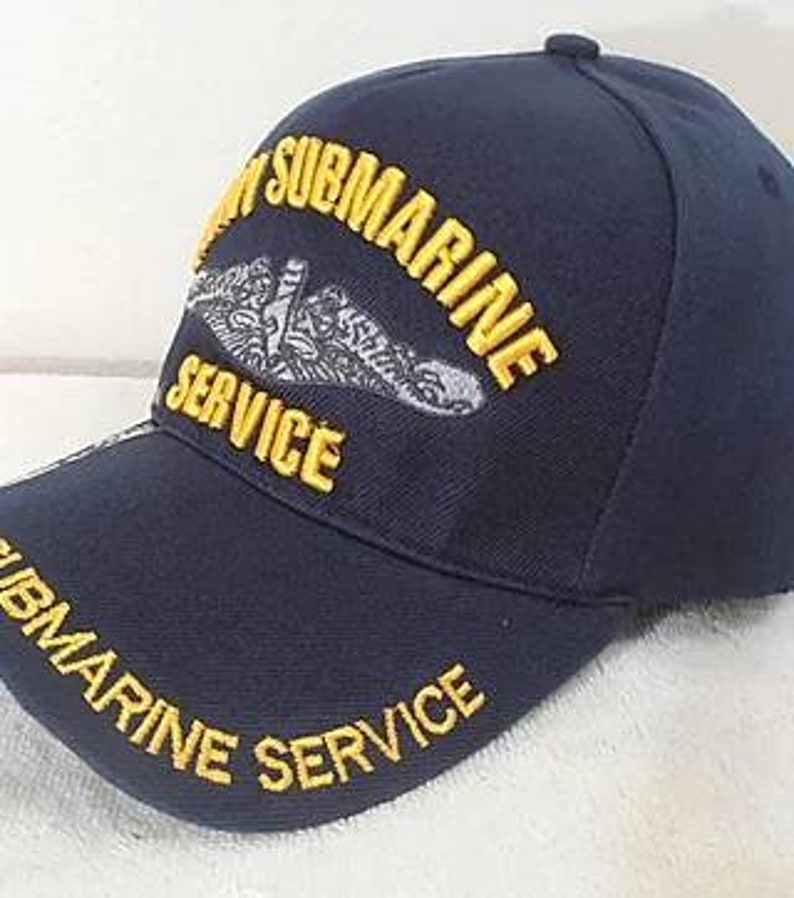 Navy Submarine Service Baseball Cap W/submarine Service on | Etsy