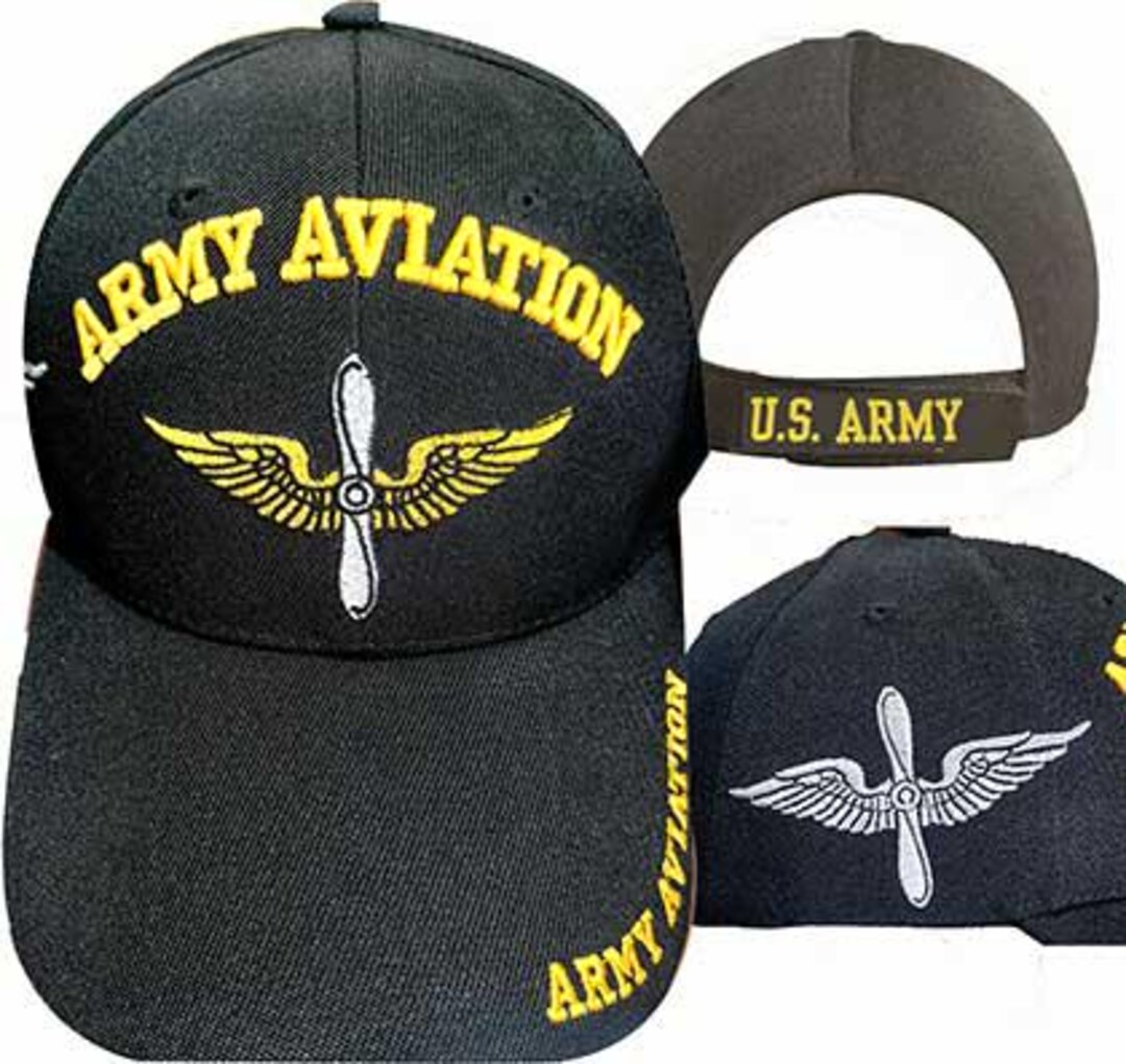 U.S. Army Aviation, Baseball Cap/hat, W/shadow, W/army Aviation on Bill ...