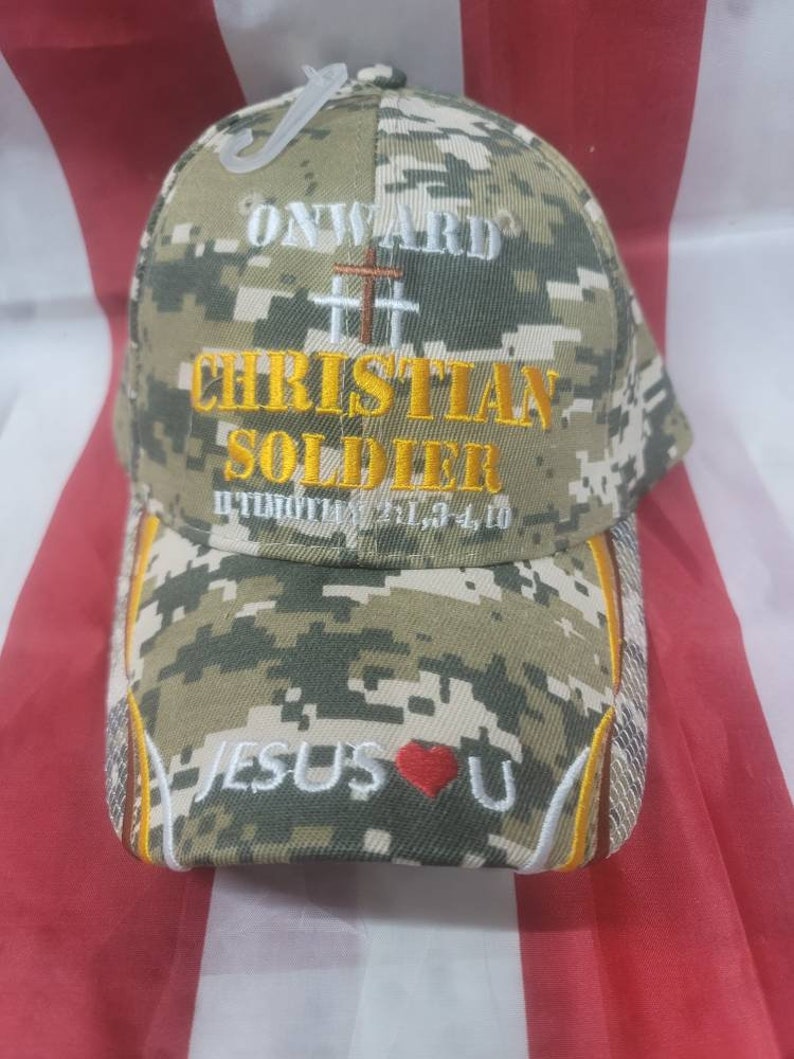 On Ward Christian Soldier Baseball Cap/hat 4 Colors - Etsy