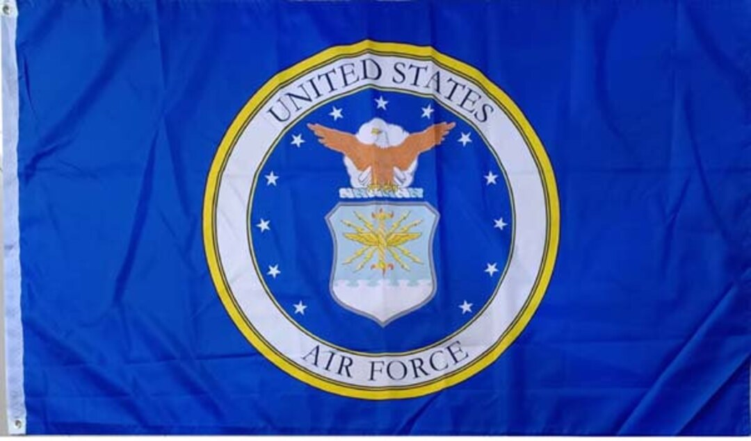 Air Force Emblem Flag 3x5' - Etsy
