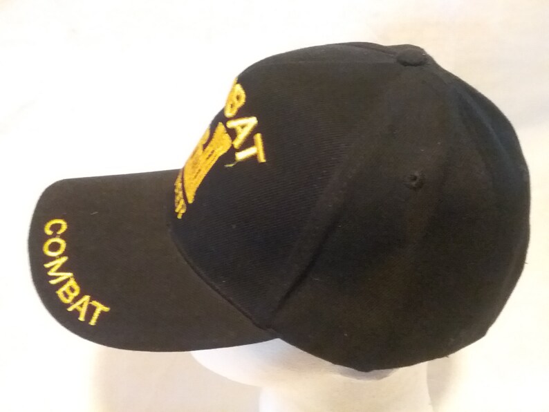 Combat Engineer Black Baseball Cap/hat W/combat on Bill and | Etsy