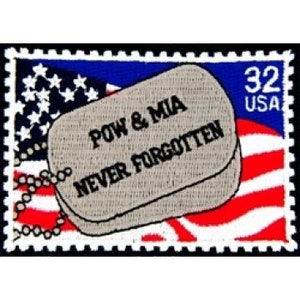 POW/MIA Stamp Colored Patch & With Hat Optional - Etsy