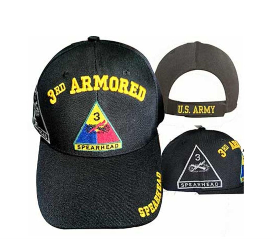 3rd Armored Division, Baseball Cap/hat W/shadow Patch W/spear Head on ...