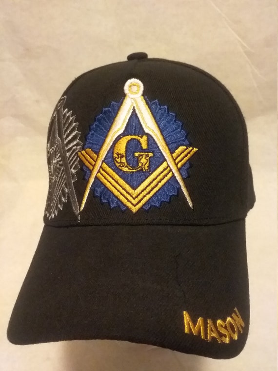 Mason Seal Black Base Ball Cap/hat W/mason Seal Shadow | Etsy