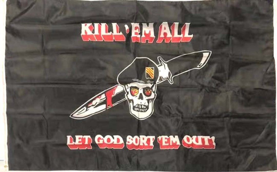 Kill 'em All Skull Flag 3x5' - Etsy