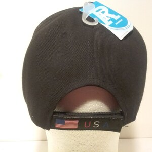 We Don't Dial 911 W/pistol Black Baseball Cap/hat, Red and Blue Flames ...