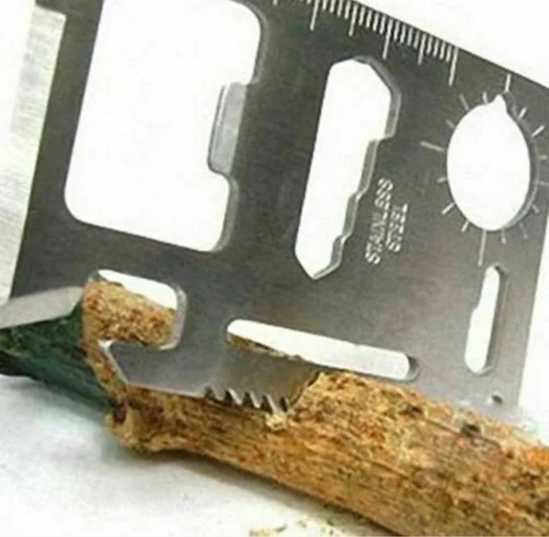 Credit Card Knife, 11 in 1 Multi Tool Pocket Wallet Thin Survival ...