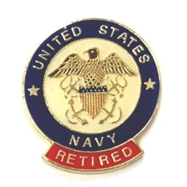 Navy Pin - Etsy