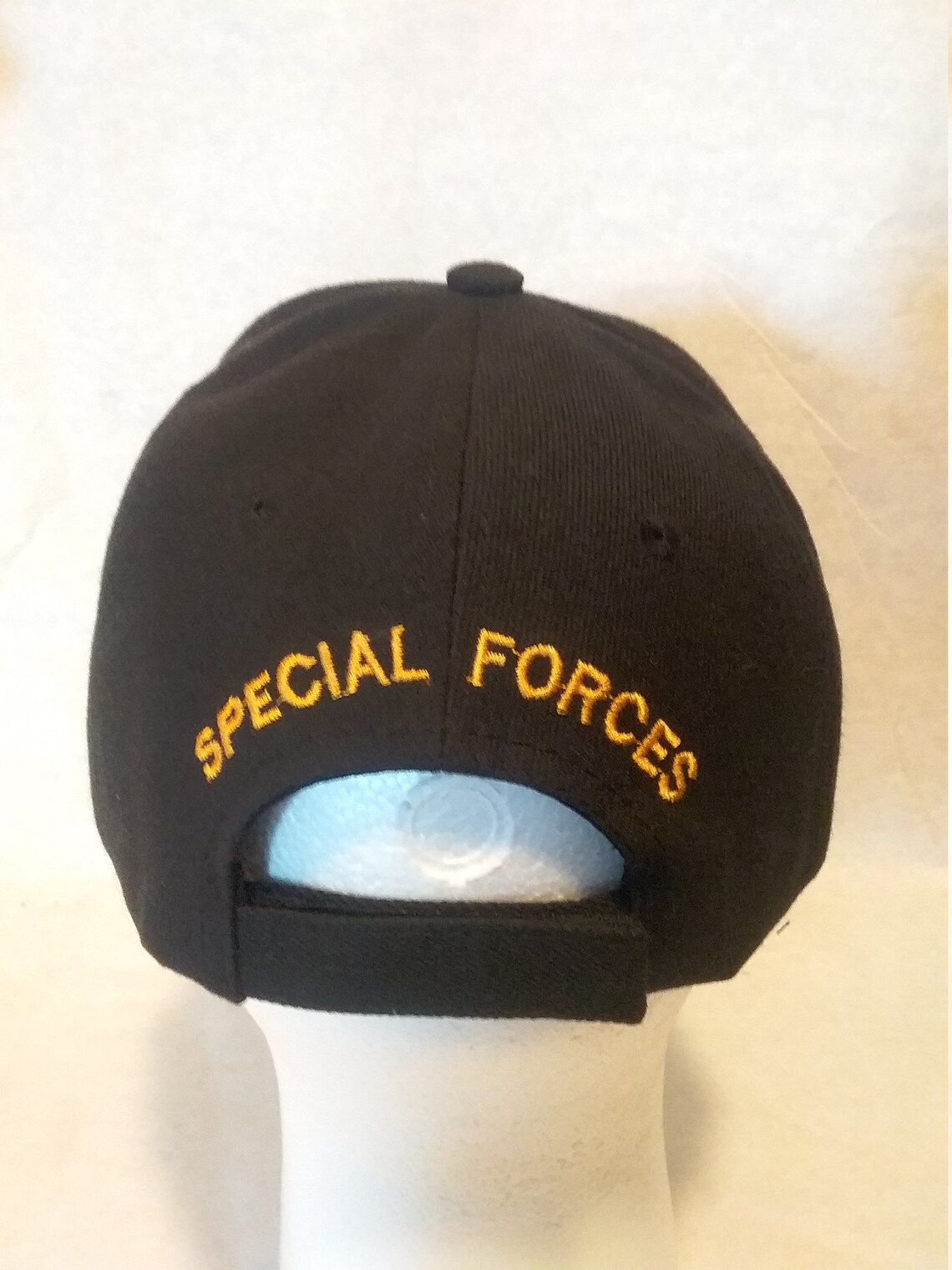 Special Forces Black Baseball Cap/hat W/shadow. W/one Shot - Etsy