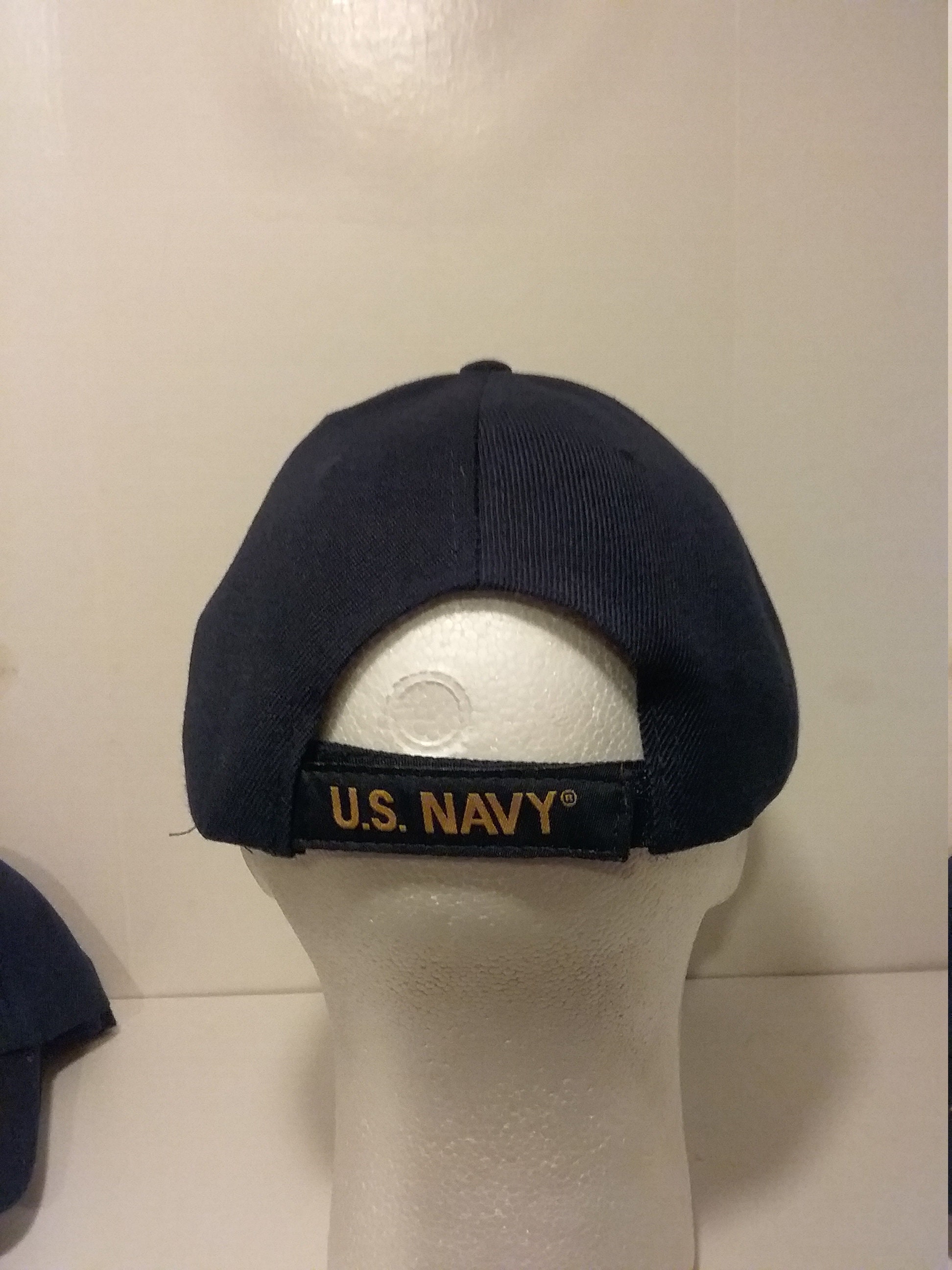Rank E8. U.S. Navy SCPO Retired Blue Baseball Cap/hat - Etsy