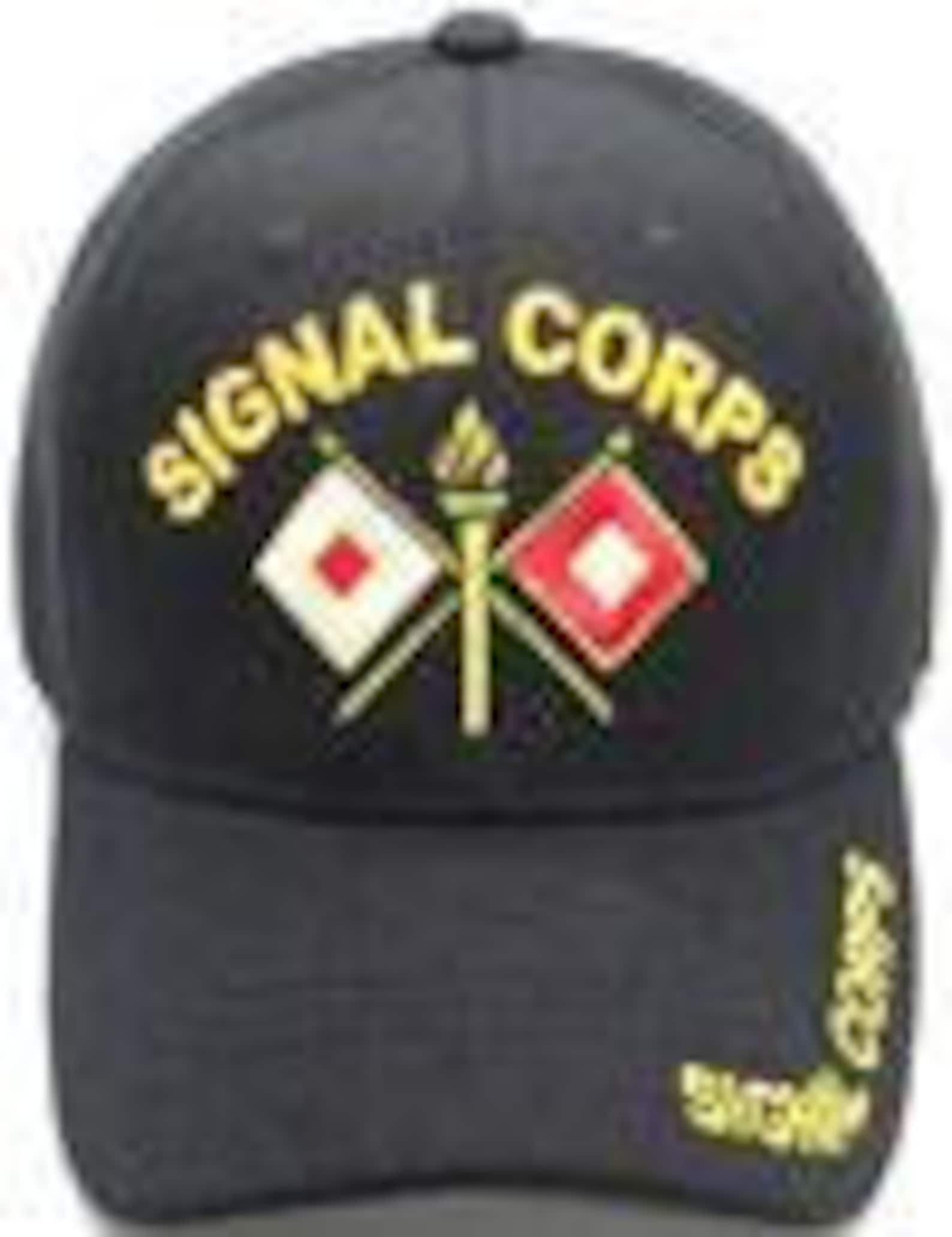 Signal Corps Logo Military Cap Adjustable Black - Etsy