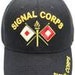 Signal Corps Logo Military Cap Adjustable Black - Etsy