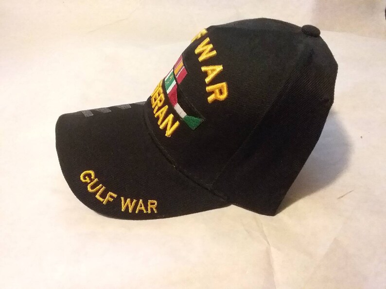 Gulf War Veteran Baseball Cap/hat. W/ Shadow Veteran W/ Gulf | Etsy