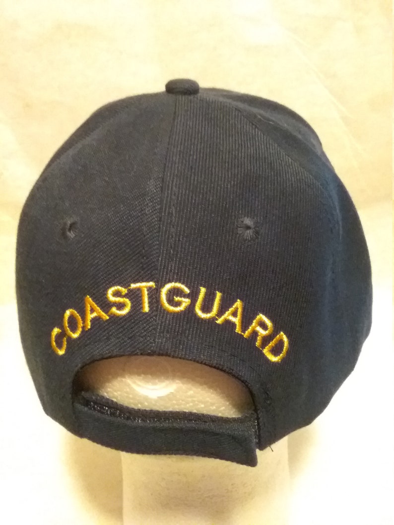 Coast Guard W/seal Blue Baseball Cap/hat W/ Shadow Seal - Etsy