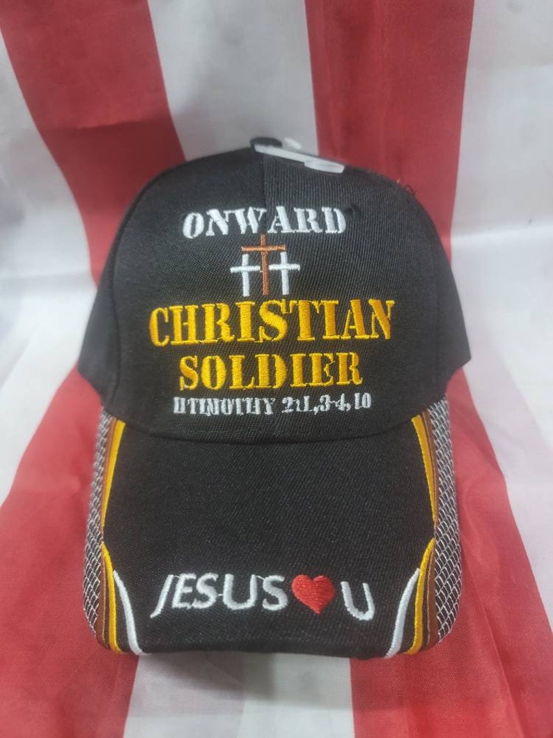 On Ward Christian Soldier Baseball Cap/hat 4 Colors - Etsy