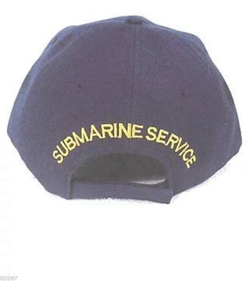 Navy Submarine Service Baseball Cap W/submarine Service on - Etsy